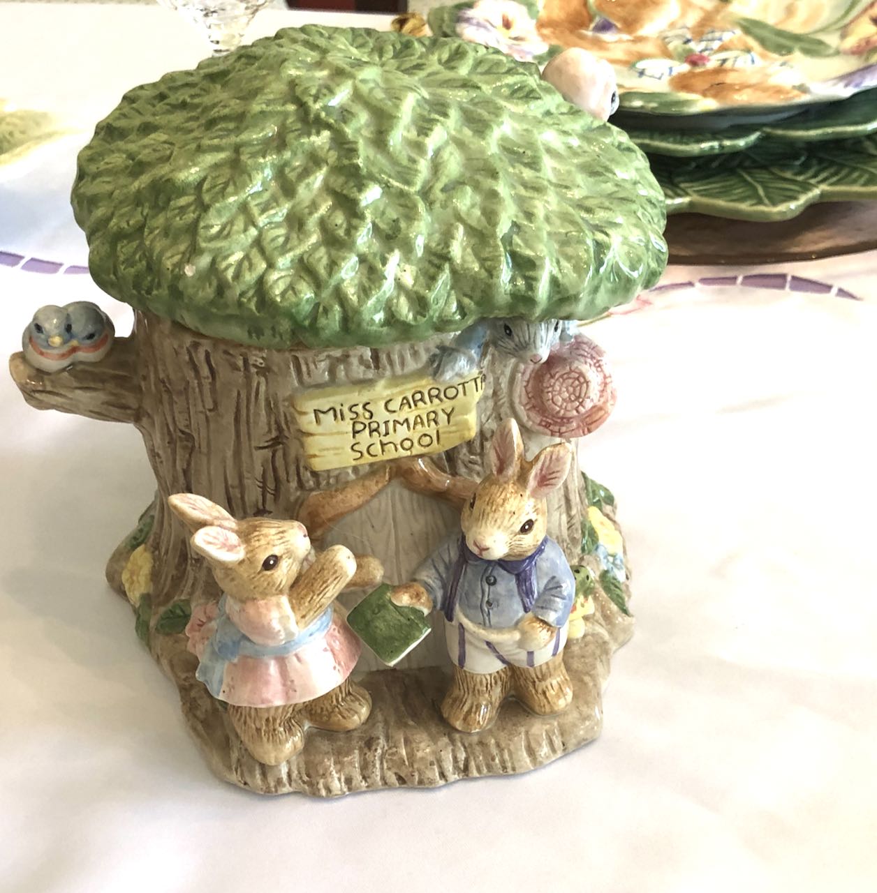 Frolicking Fitz and Floyd Bunnies Fill our Easter Tablescape with Fun ...