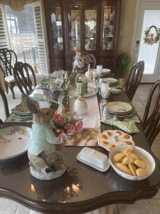 Peter Rabbit Happily Hops into our Easter Tablescape - Life is Better ...