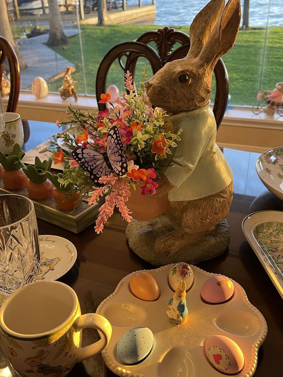Peter Rabbit Happily Hops into our Easter Tablescape - Life is Better ...