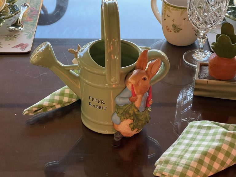 Peter Rabbit Happily Hops into our Easter Tablescape - Life is Better ...