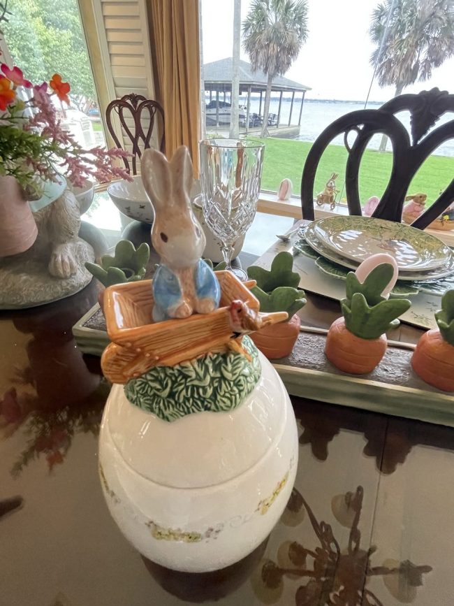 Peter Rabbit Happily Hops into our Easter Tablescape - Life is Better ...