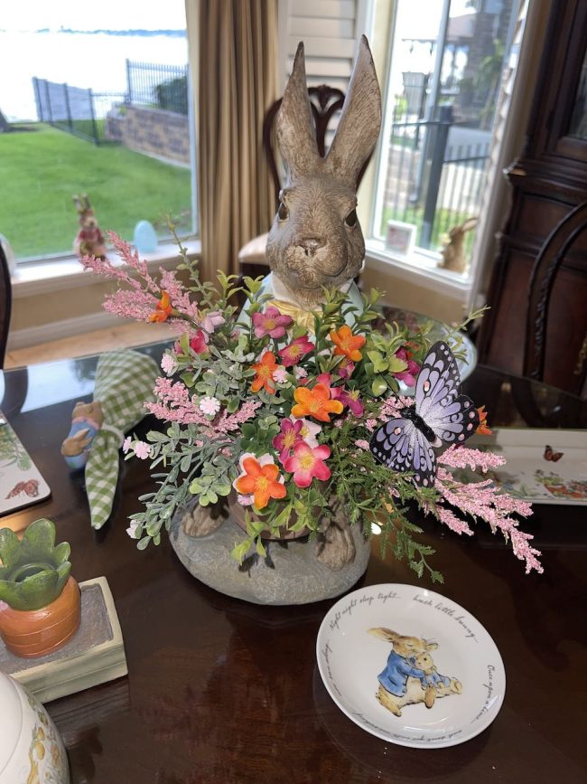 Peter Rabbit Happily Hops into our Easter Tablescape - Life is Better ...