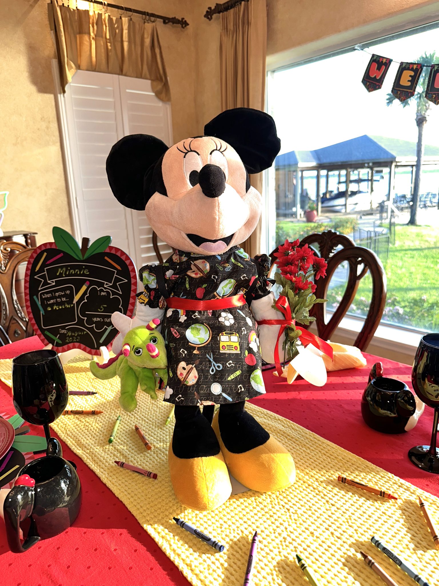 Mickey Mouse and Minnie Mouse Go To School - Life is Better Lakeside