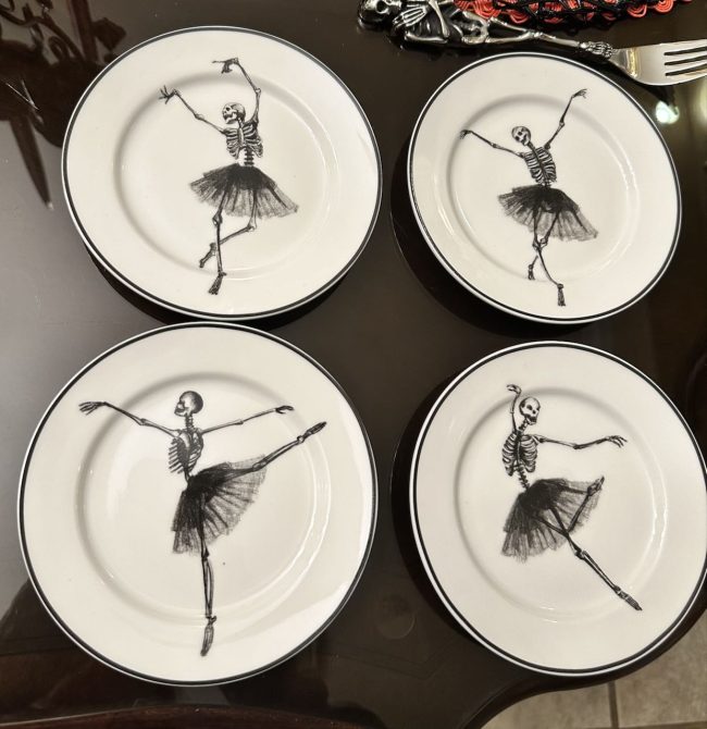 Dancing Skeleton Tablescape - Life is Better Lakeside