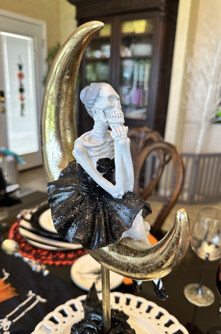 Dancing Skeleton Tablescape - Life is Better Lakeside