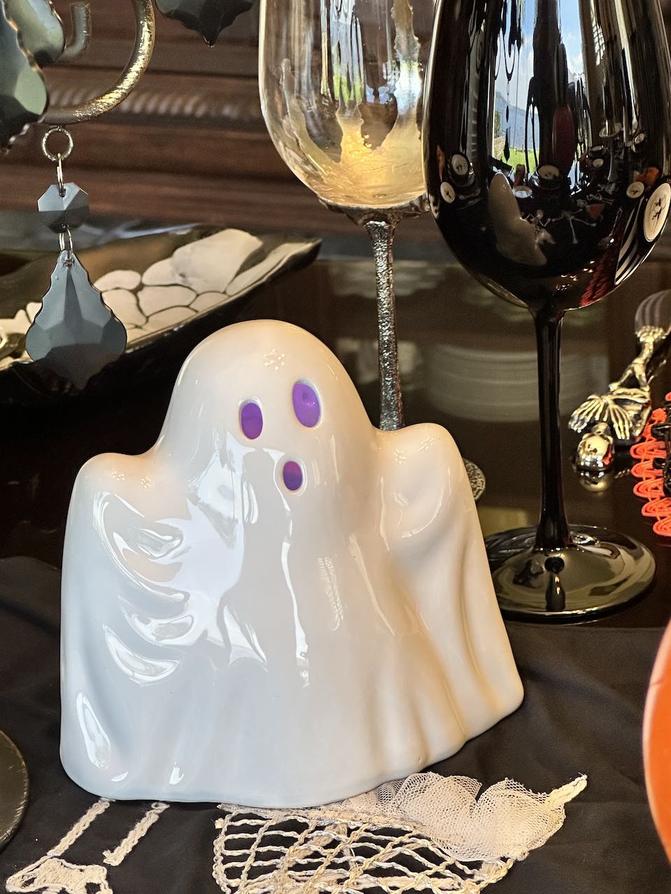 Dancing Skeleton Tablescape - Life is Better Lakeside