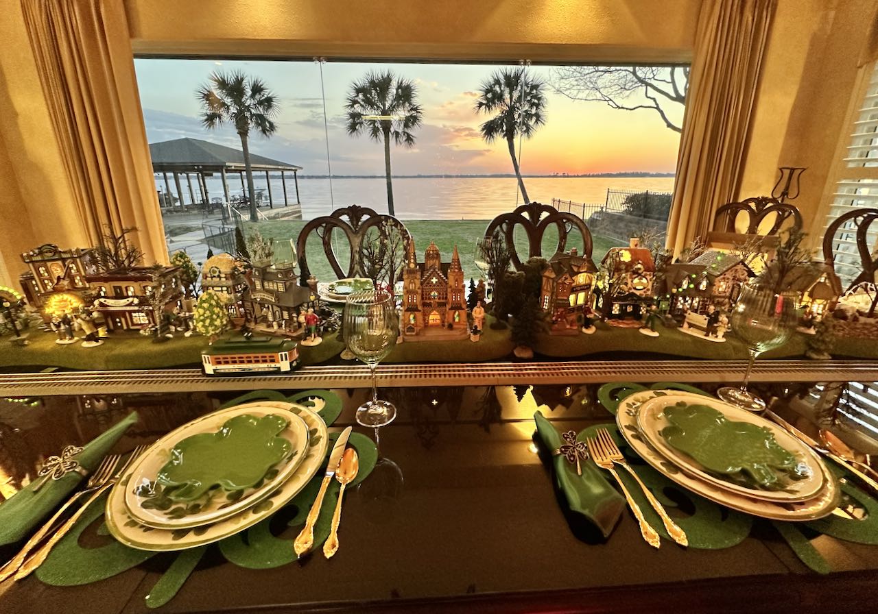 An Irish Village Tablescape for St. Patrick’s Day - Life is Better Lakeside