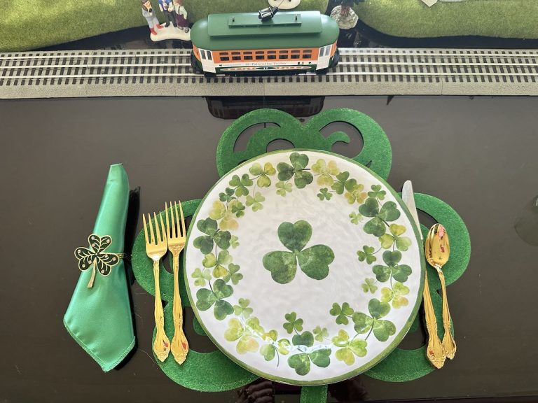 An Irish Village Tablescape for St. Patrick’s Day - Life is Better Lakeside